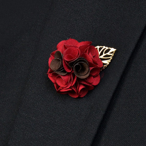 Rosy Red Lapel Flower – Bow Ties for Men – Bow SelecTie